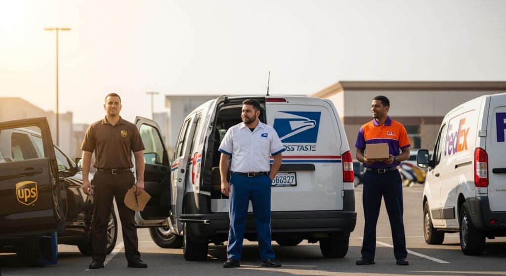 USPS vs UPS vs FedEx 2026: The $27K Gap Revealed